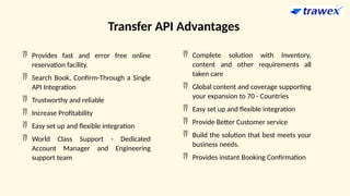 Transfer API | Transfer Booking Engine | Transfer Booking | PPT