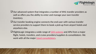 Transfer API | Transfer Booking Engine | Transfer API Integration | PPTX