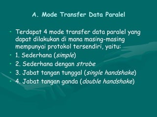 Transfer data paralel dan digital | PPTX