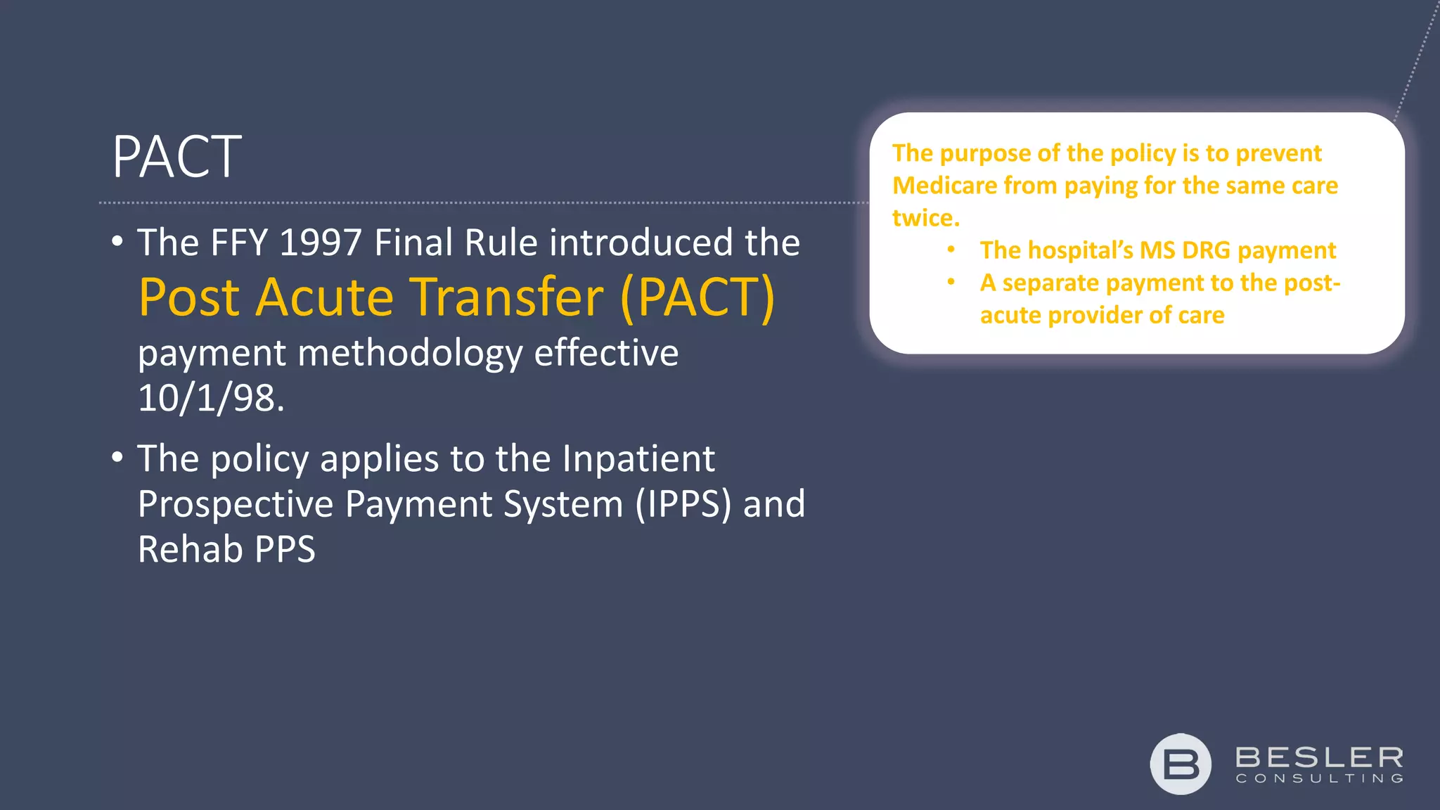 Medicare Transfer DRG Payments | PDF