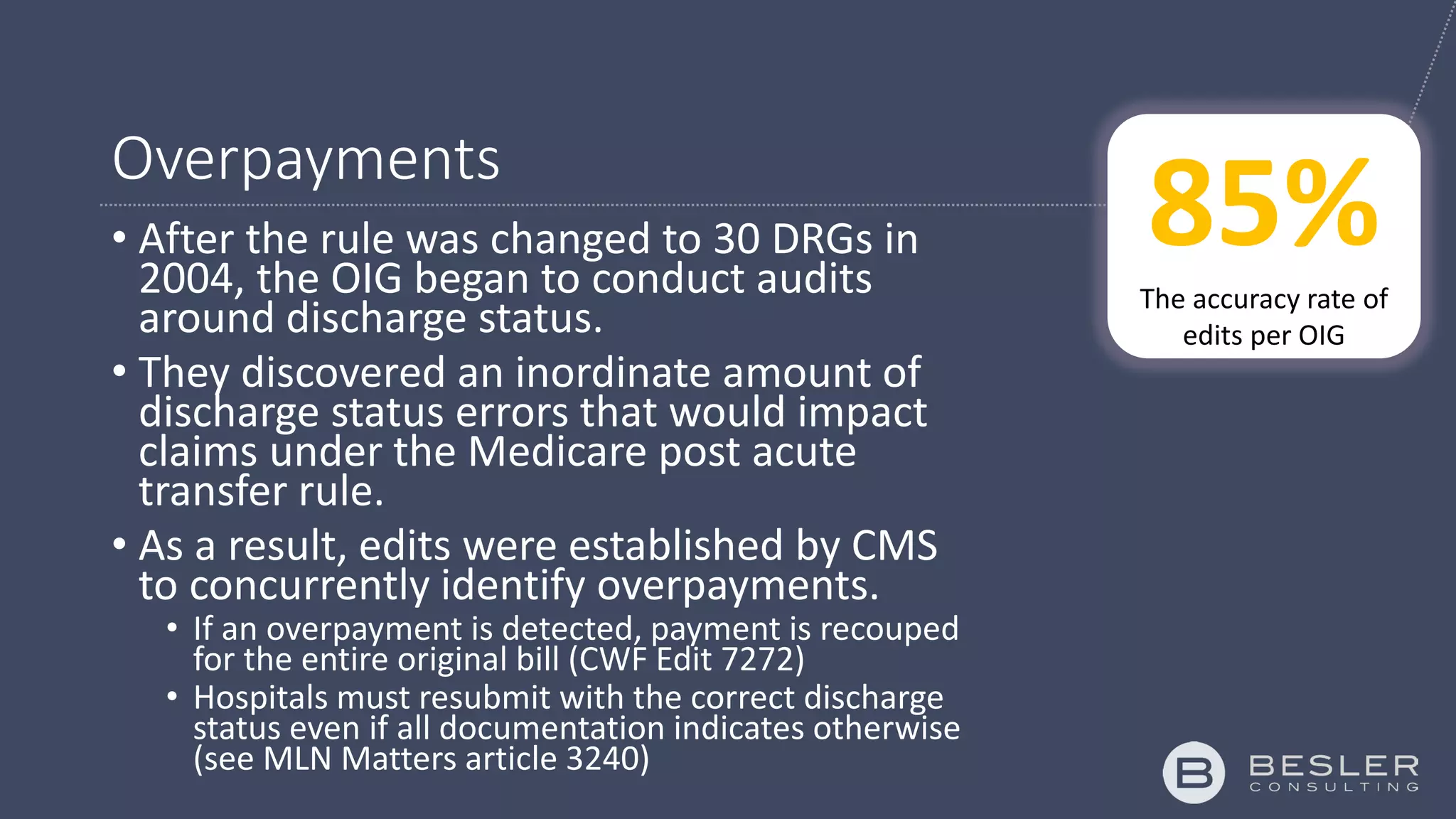 Medicare Transfer DRG Payments | PDF