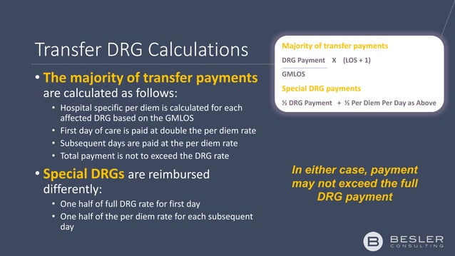 Medicare Transfer DRG Payments | PDF | Health Insurance | Insurance