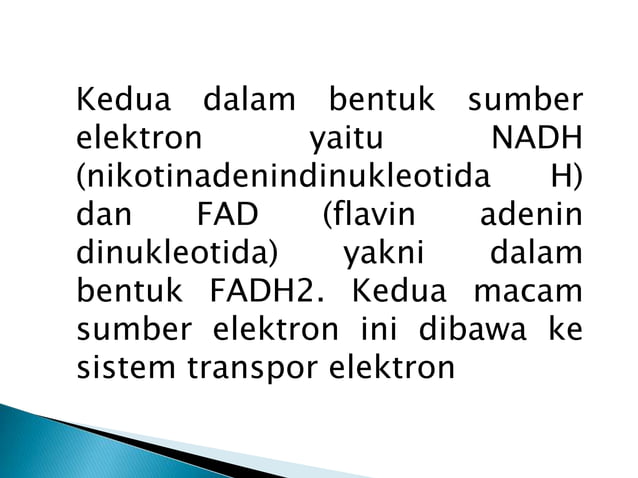 Transfer elektron | PPTX