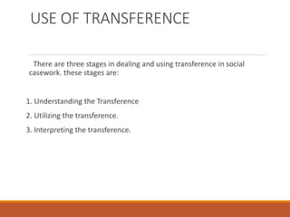 Transference and counter- transference | PPTX