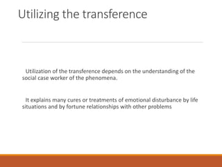 Transference and counter- transference | PPTX