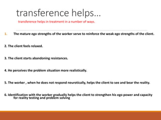Transference and counter- transference | PPTX