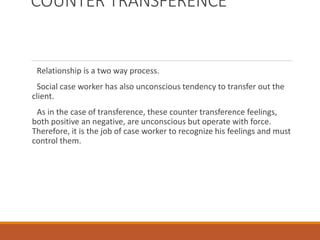 Transference and counter- transference | PPTX