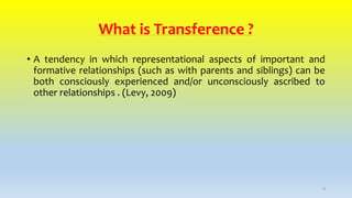 Transference in cbt | PPTX | Mental Health | Diseases and Conditions