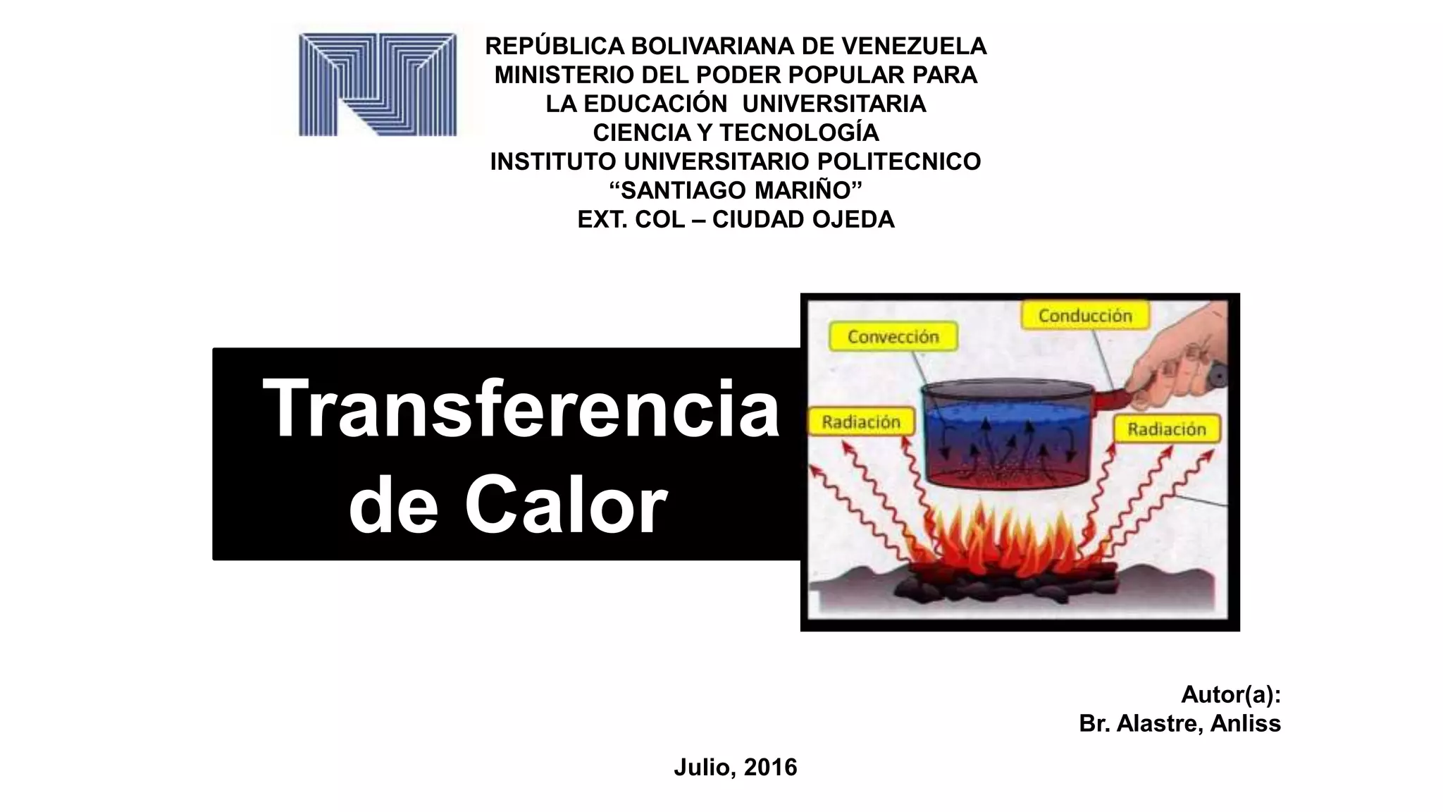 Transferencia de calor | PPTX