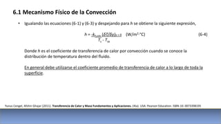 Transferencia de calor - 6.1-6.5 Fundamentos de la Convección (Rev. 2 ...
