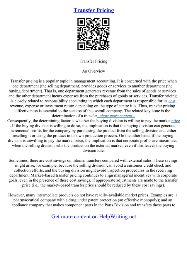 Transfer Essay Samples | PDF