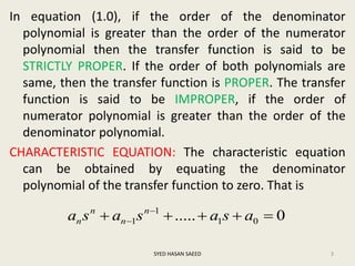 Transfer fn mech. systm | PDF | Programming Languages | Computing