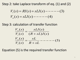 Transfer fn mech. systm 1 | PDF