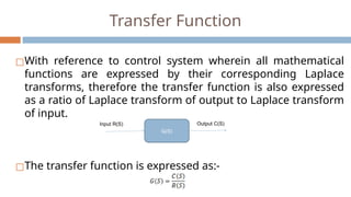 transfer function for control systems .pptx