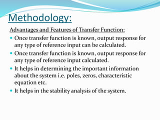 Transfer function, determination of transfer function in mechanical and ...