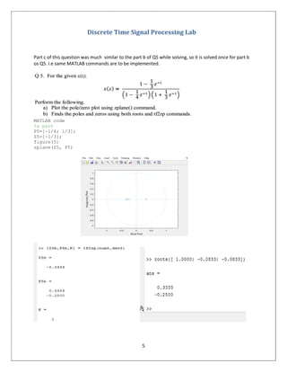 Transfer functions, poles and zeros. | PDF