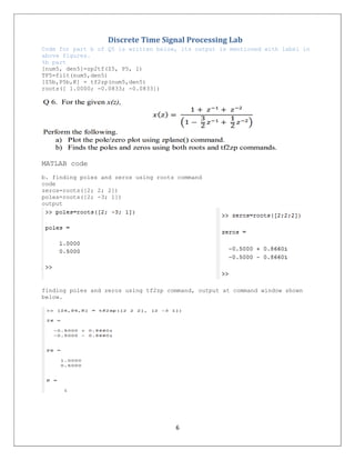 Transfer functions, poles and zeros. | PDF