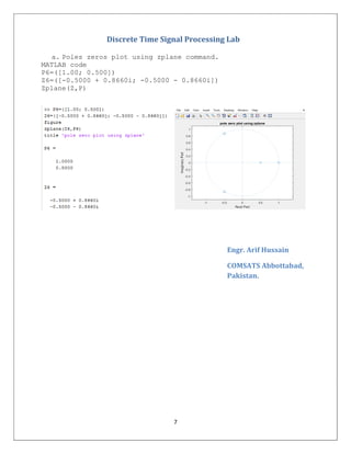 Transfer functions, poles and zeros. | PDF