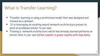 AI: Transfer Learning using deep learning | PPT