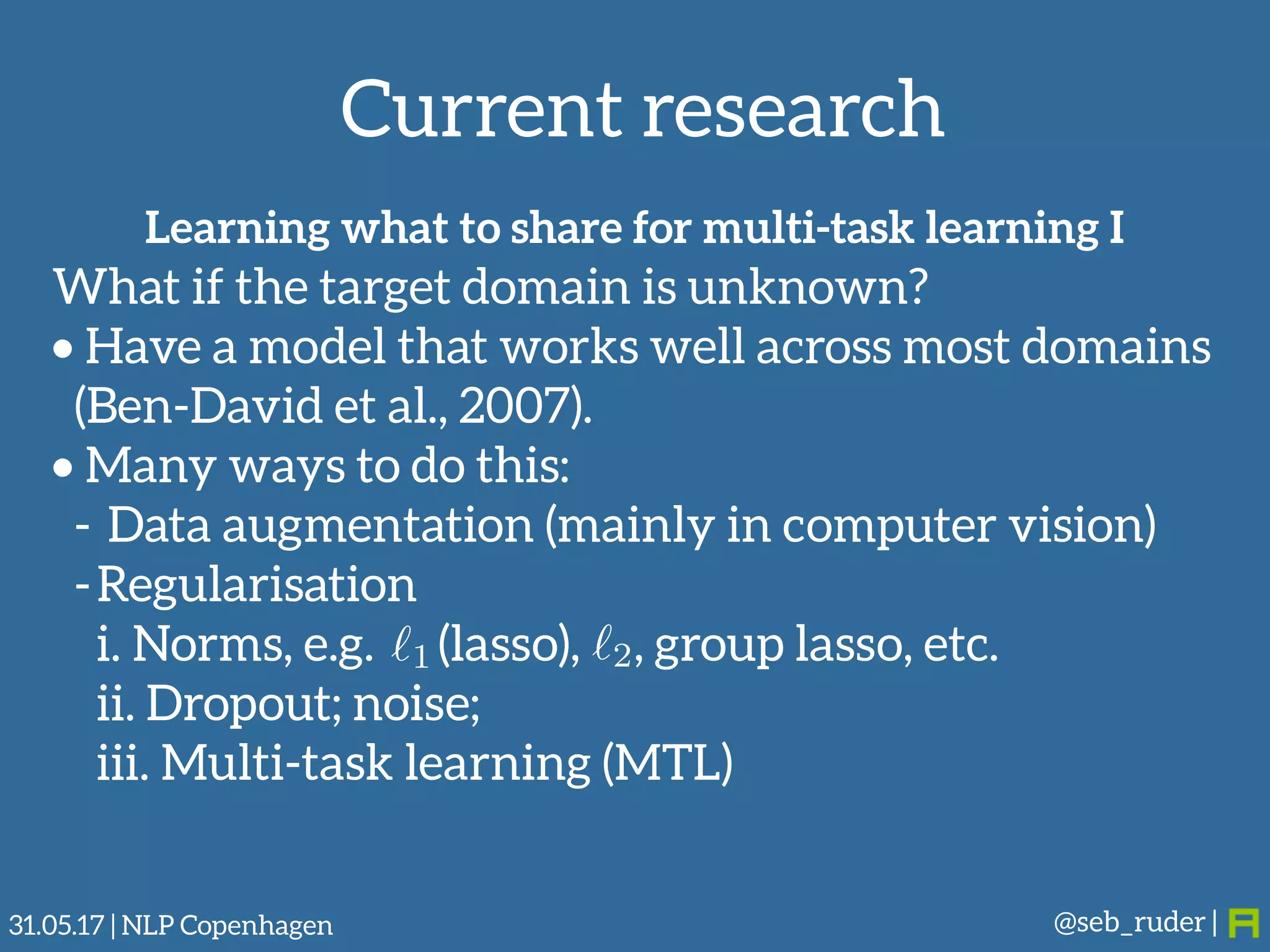 Transfer Learning for Natural Language Processing | PPT