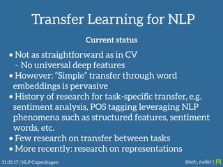 Transfer Learning for Natural Language Processing | PPT
