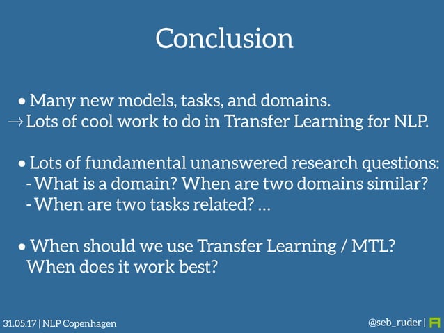 Transfer Learning for Natural Language Processing | PPT