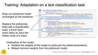 Thomas Wolf "Transfer learning in NLP" | PPT