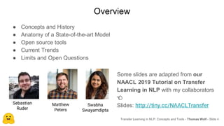 Thomas Wolf "Transfer learning in NLP" | PPT