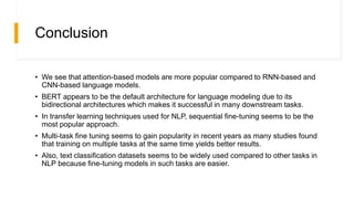 Transfer Learning in NLP: A Survey | PPTX
