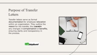 Transfer Letter, How to Write Transfer Application | PPTX