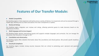 Transfer Module, Transfer Module Booking | PPT