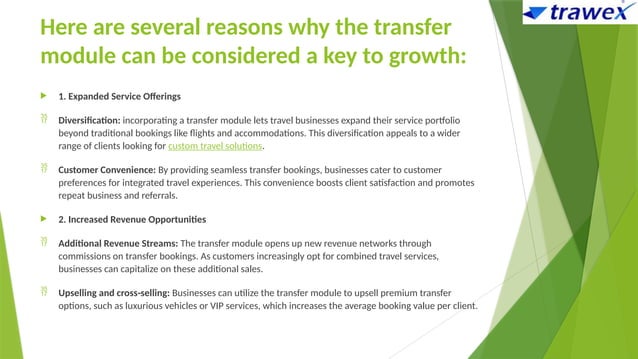Transfer module. trawex technologiespptx | PPTX | Business Travel ...