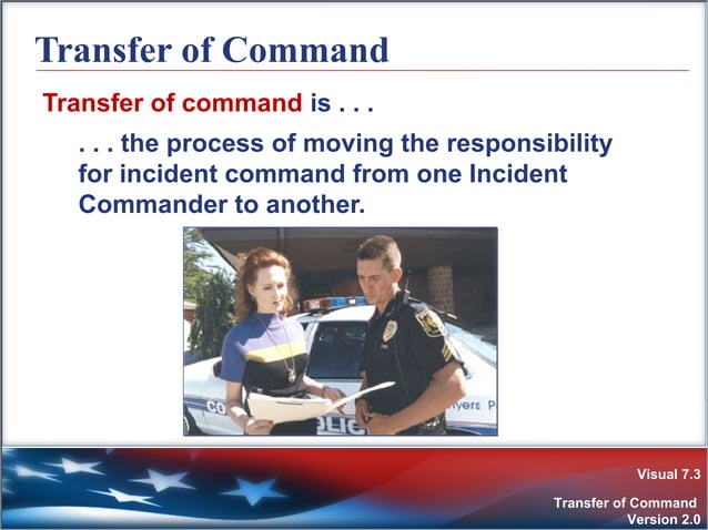 Transfer of command | PPT