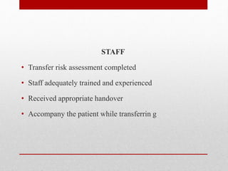 TRANSFER OF CRITICALLY ILL PATIENT.pptx