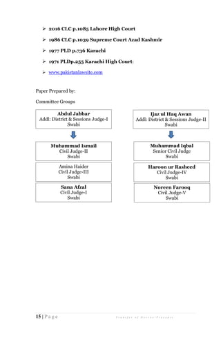 Transfer of decree and precepts | PDF