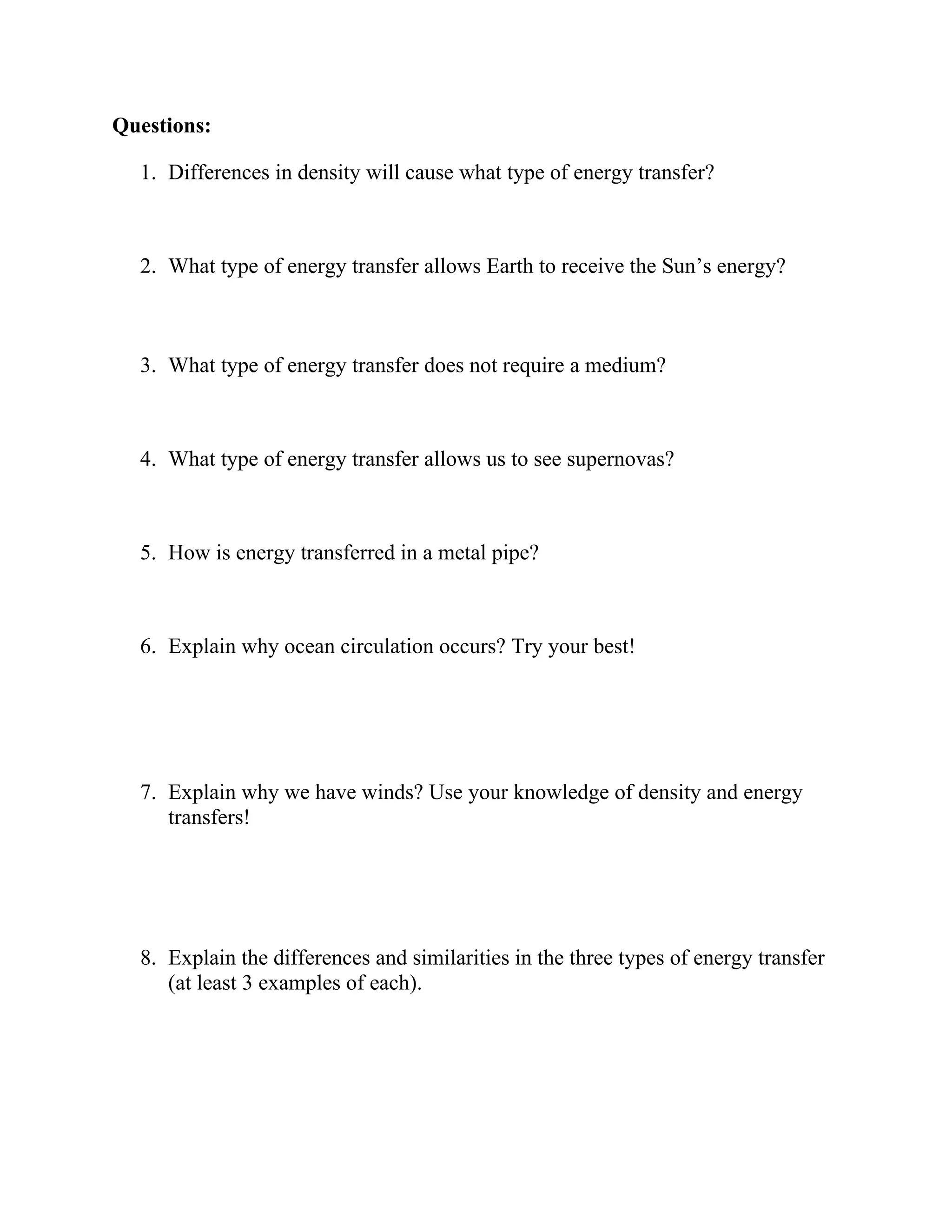 Transfer of energy | DOC