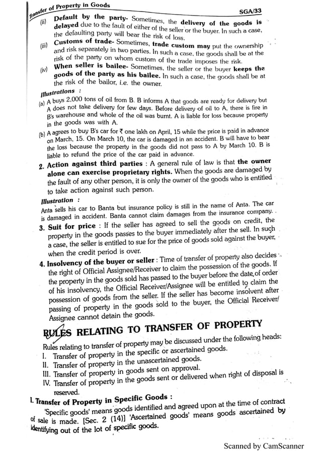 Transfer of goods | PDF