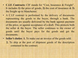 Transfer of goods | PPTX