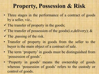 Transfer of goods | PPTX