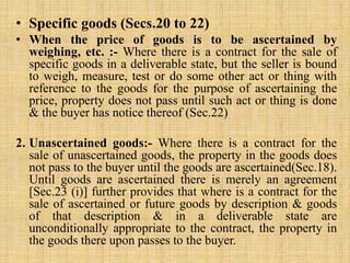 Transfer of goods | PPTX