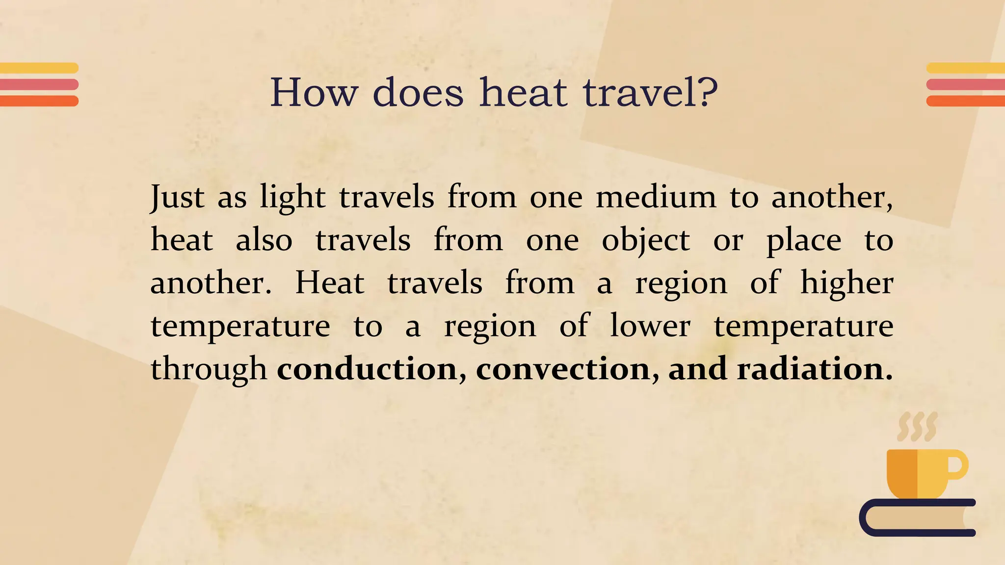 TRANSFER OF HEAT. science lesson for grade 5 learnerspptx | PPTX