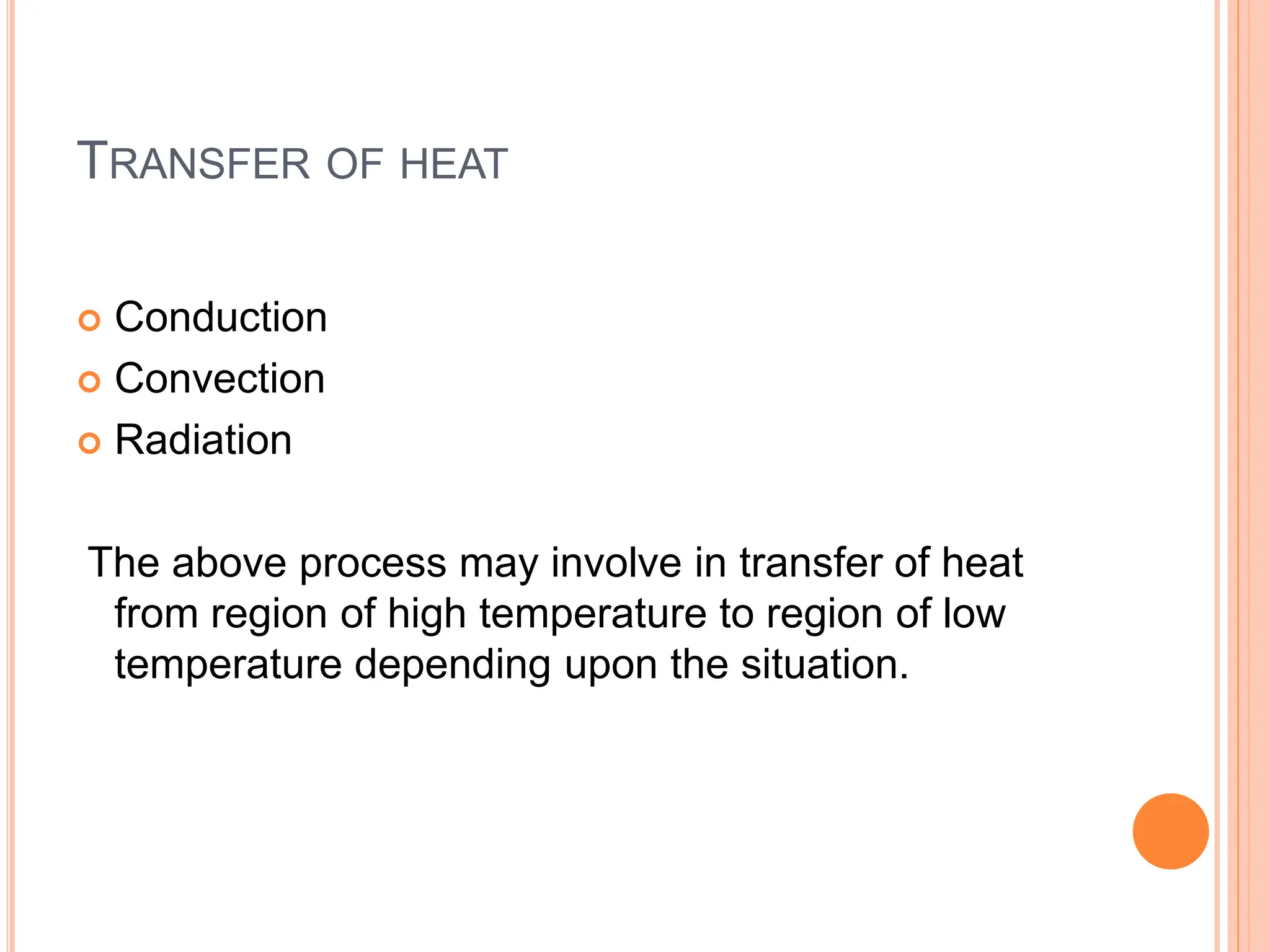 transfer of heat Teaching of General Science 2nd.pptx