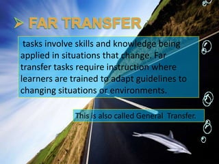 Transfer of learning | PPTX