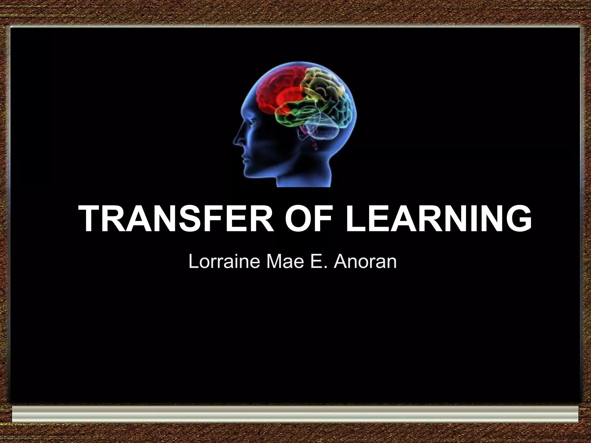Transfer of Learning: Key Theories and Factors | PPT