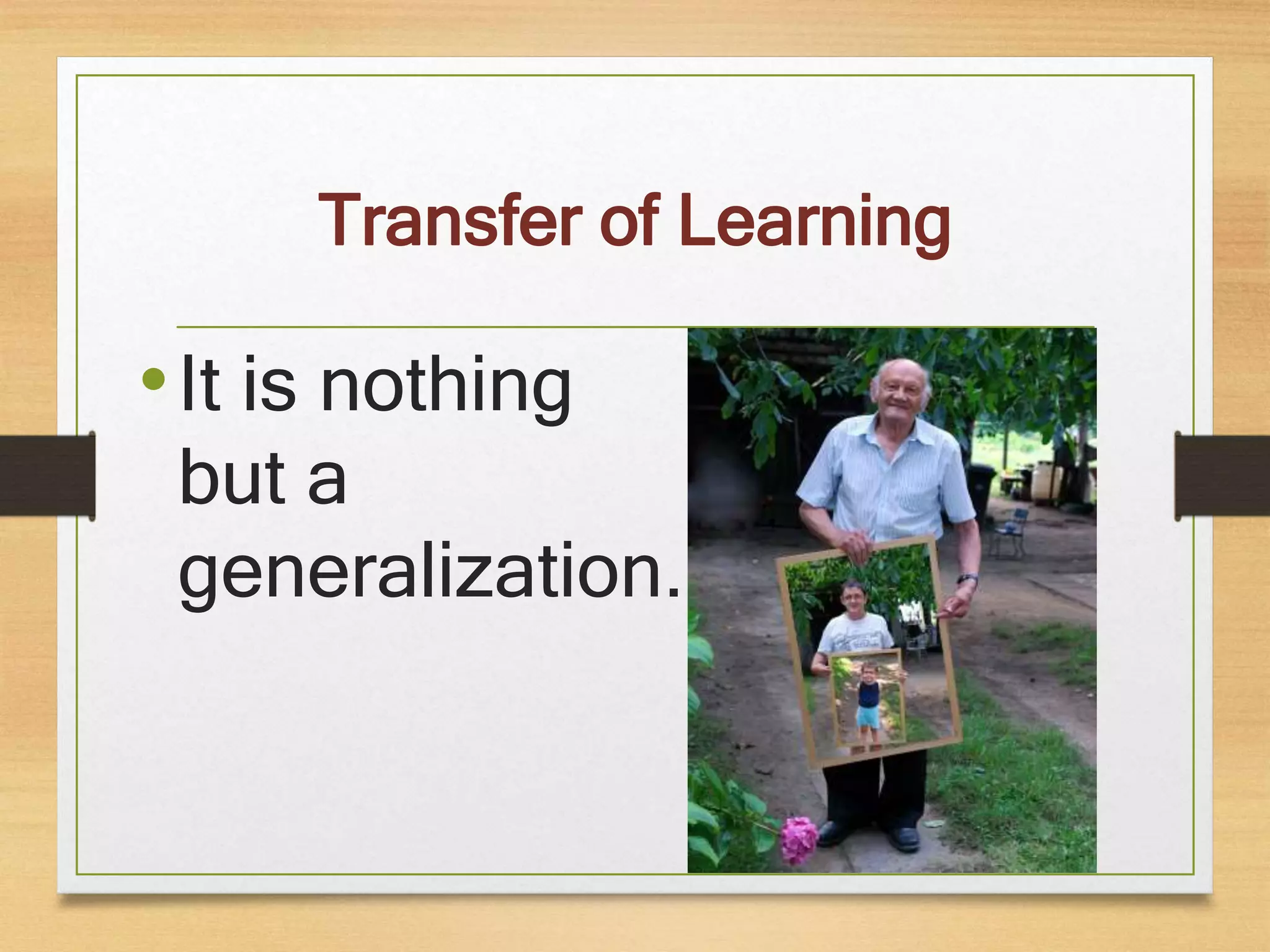 Transfer of Learning | PPTX