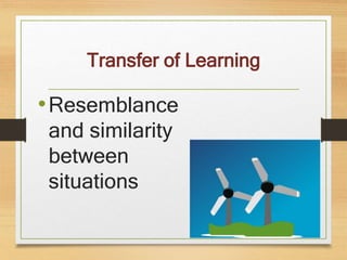 Transfer of Learning | PPTX