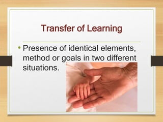 Transfer of Learning | PPTX
