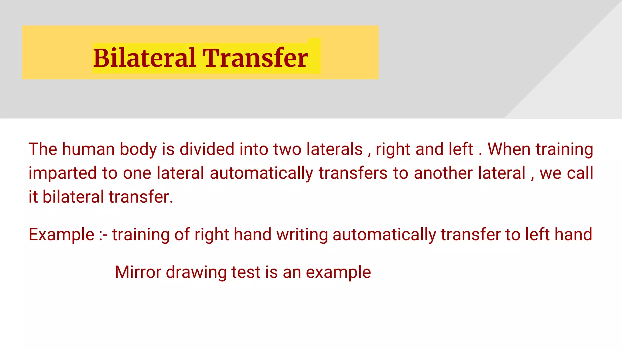 Transfer of learning - – types of transfer – teaching for positive ...