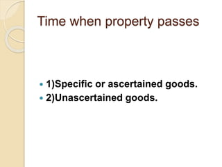 Transfer of property | PPTX