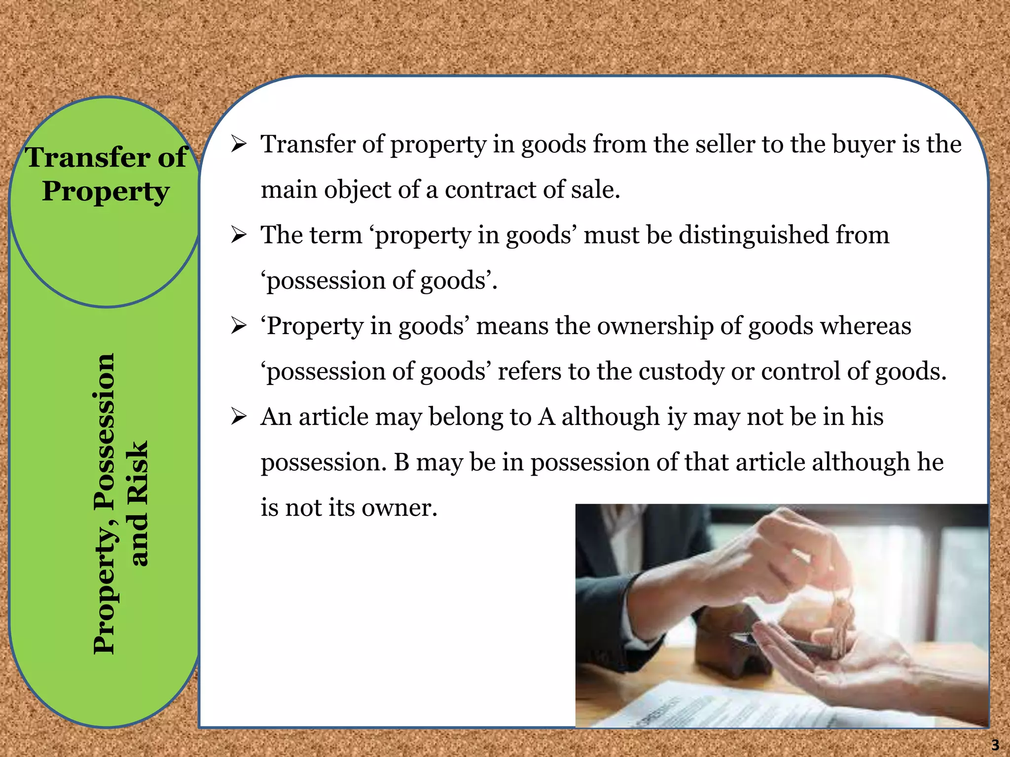 Transfer of property | PPTX